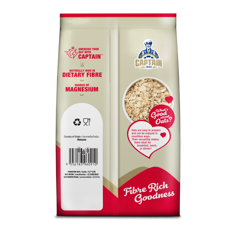 Captain Oats Instant Oatmeal 500g