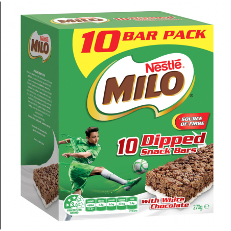 MILO Snack Bars Dipped