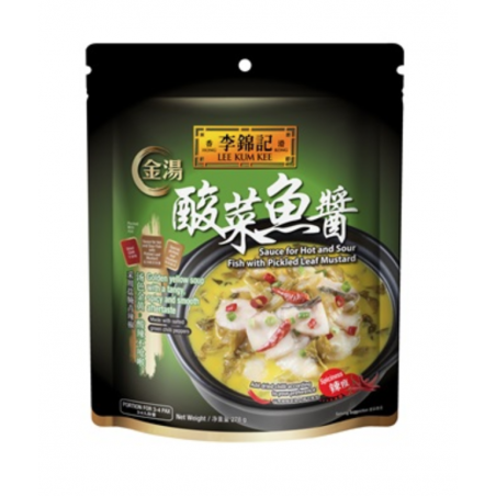 Lee Kum Kee Hot and Sour Fish With Pickled Leaf Mustard 278g