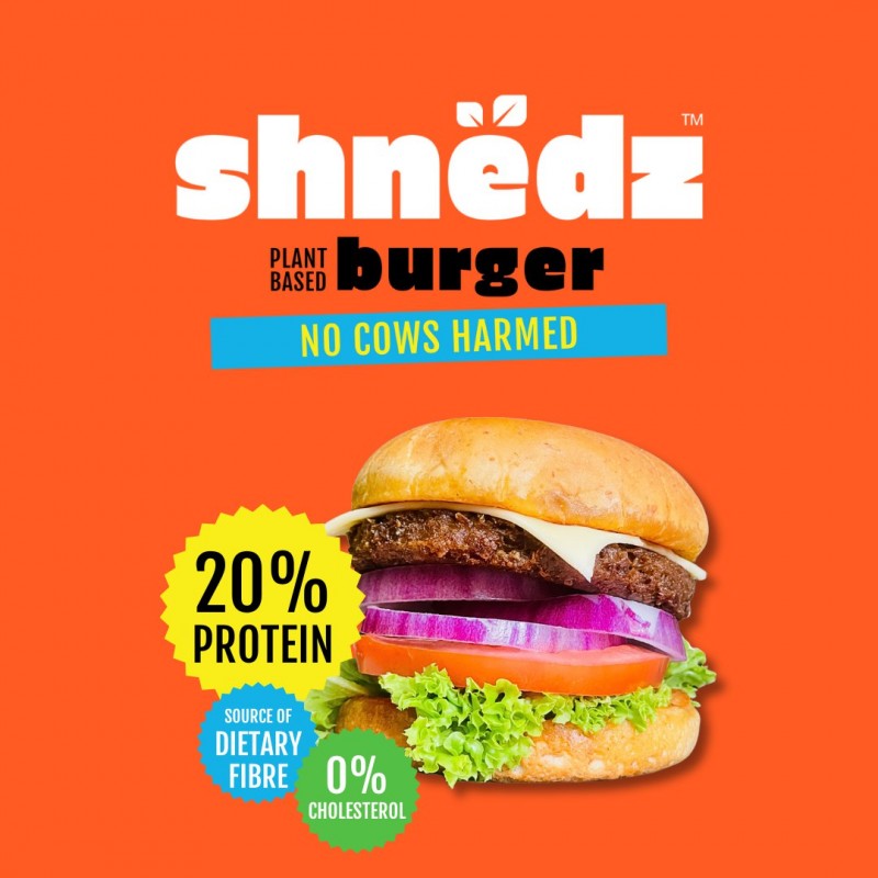 Shnedz Plant Based Meat Burger 960g