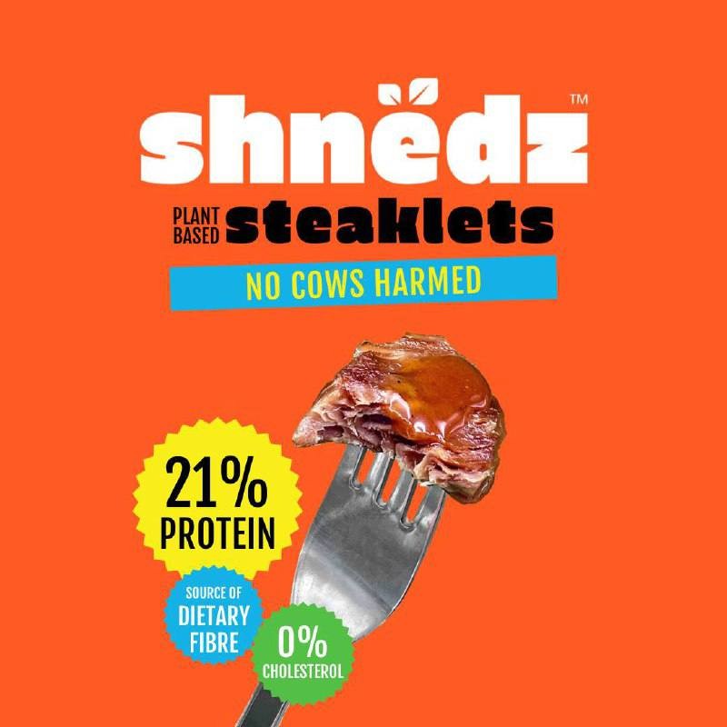 Shnedz Plant Based Steaklets 1Kg