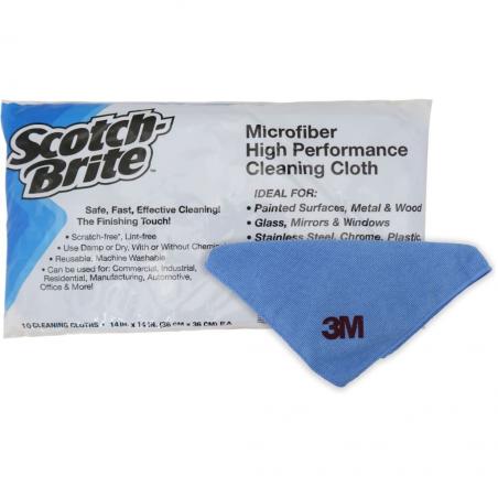 Scotch-Brite Microfiber High Performance Cleaning Cloth Blue